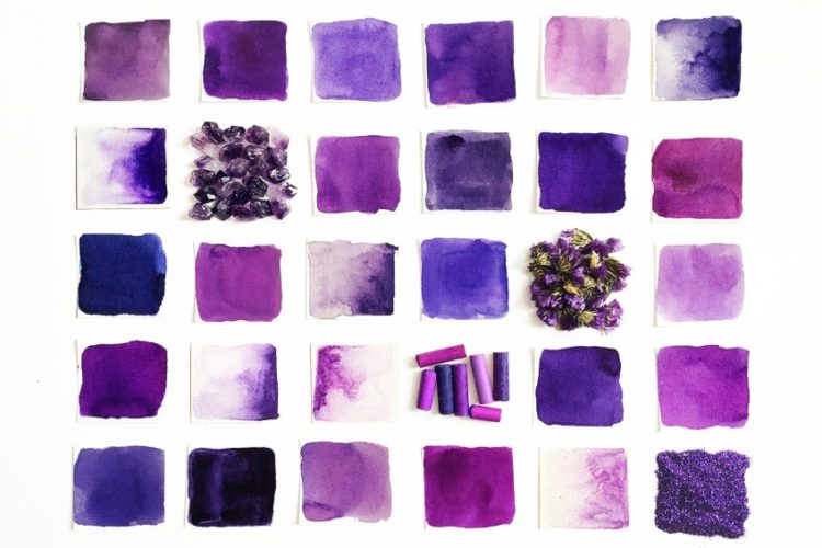 Shades of Purple - Purple Colors and How to Mix Them